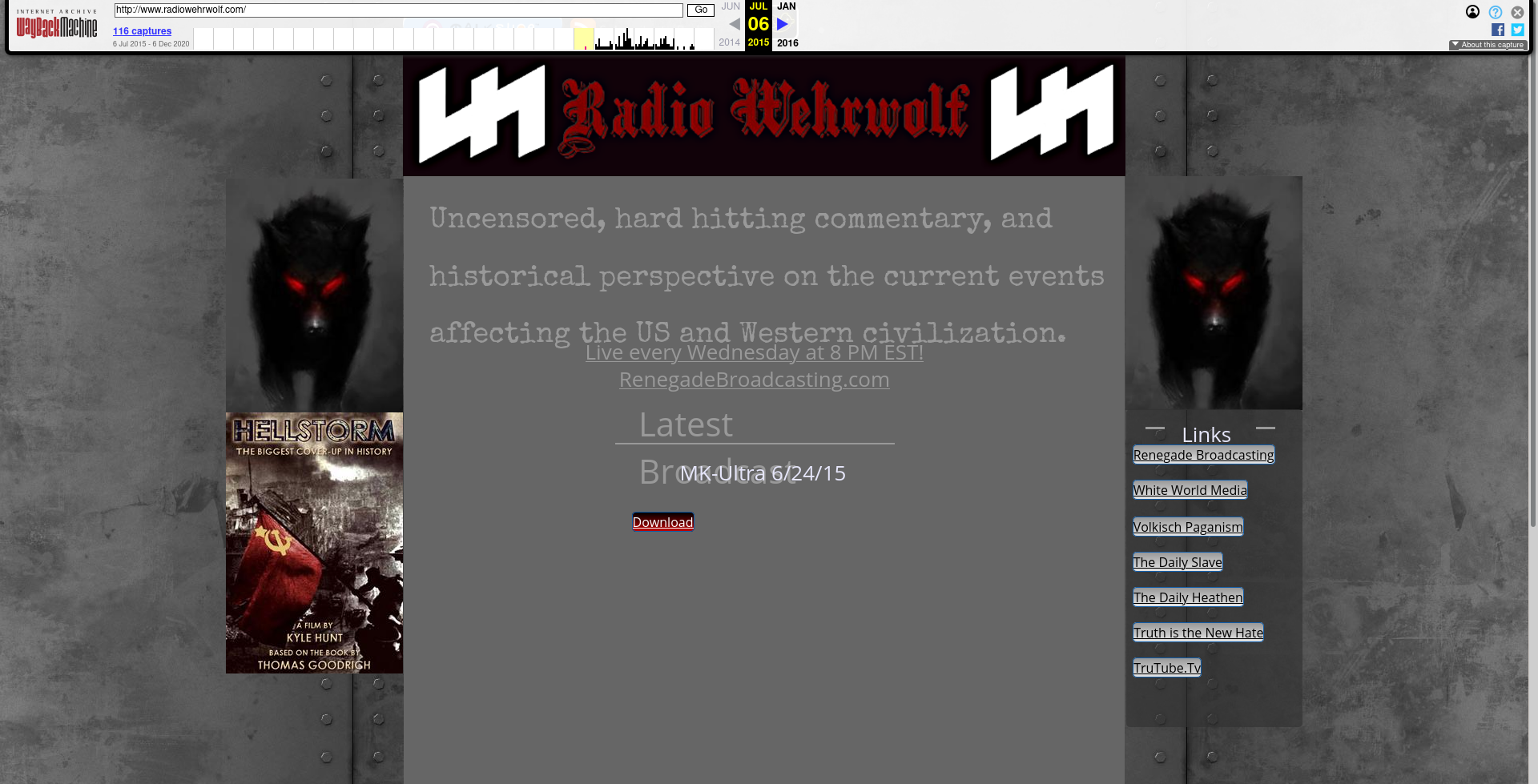 Neo-Nazi Podcast Network “Radio Wehrwolf”: Wisconsinites Dion Clark and ...